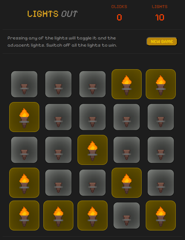 Lights Out - Online Game